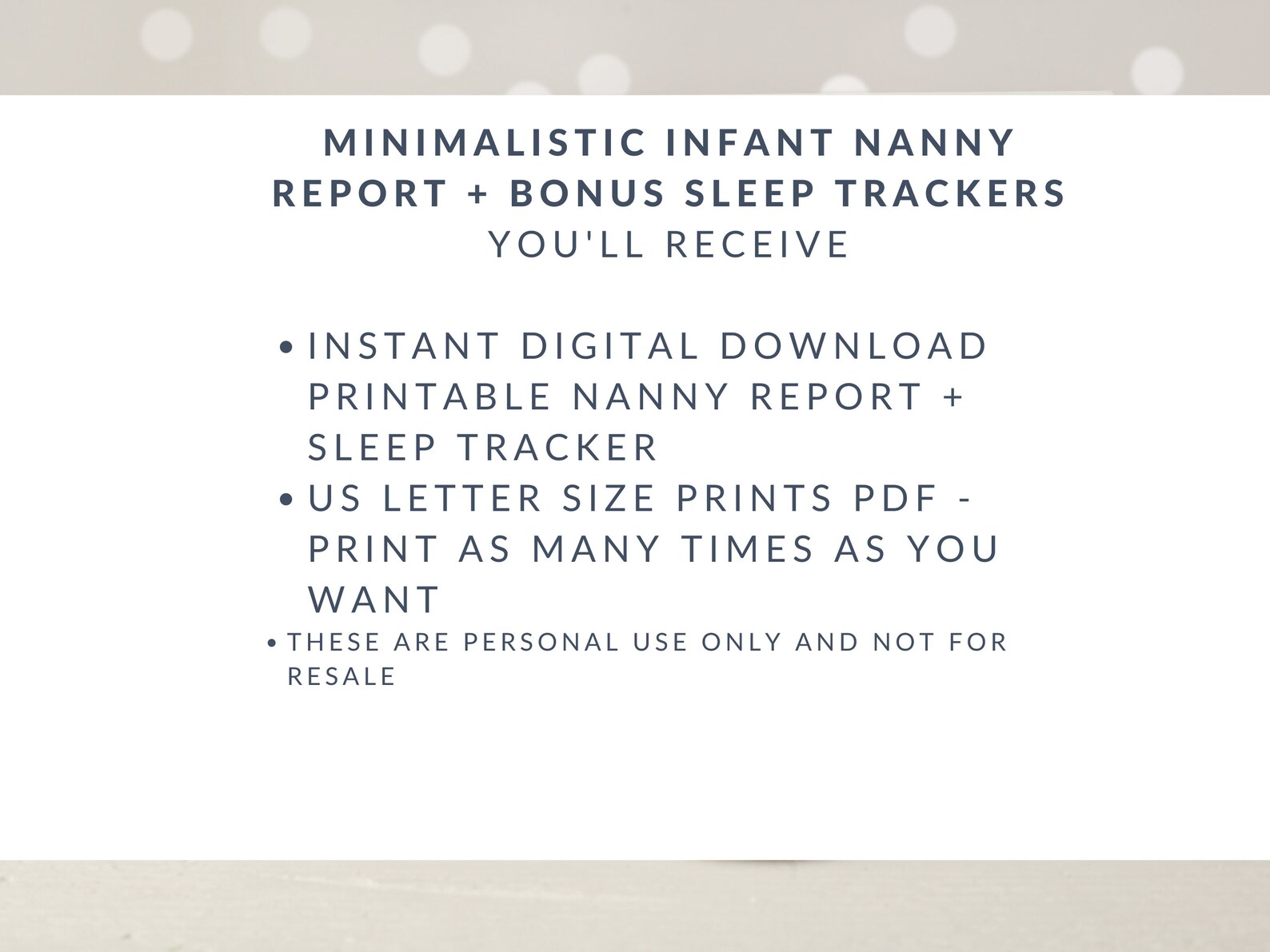 Baby Report for Nanny Daycare Preschool Babysitter Diaper Feeding Sleep ...