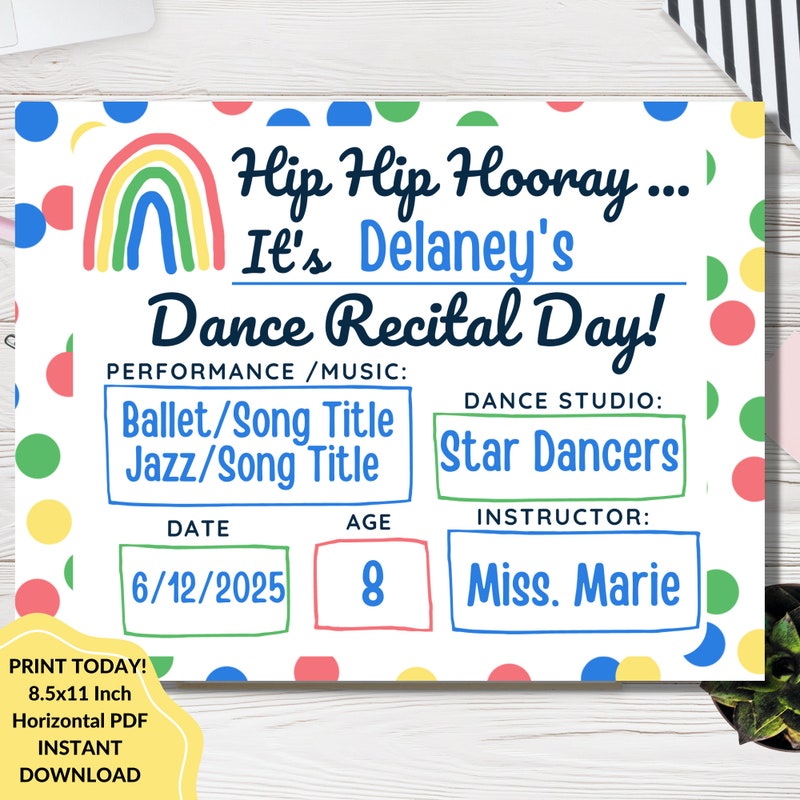 Dance Recital - Etsy