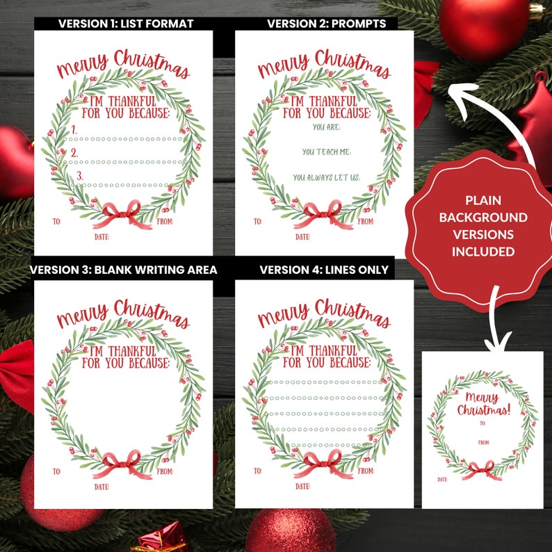 Teacher Christmas Appreciation Printable, Christmas Note From Student ...