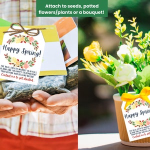 Spring Real Estate Pop by Tags: Floral Realtor Gift (digital Download ...