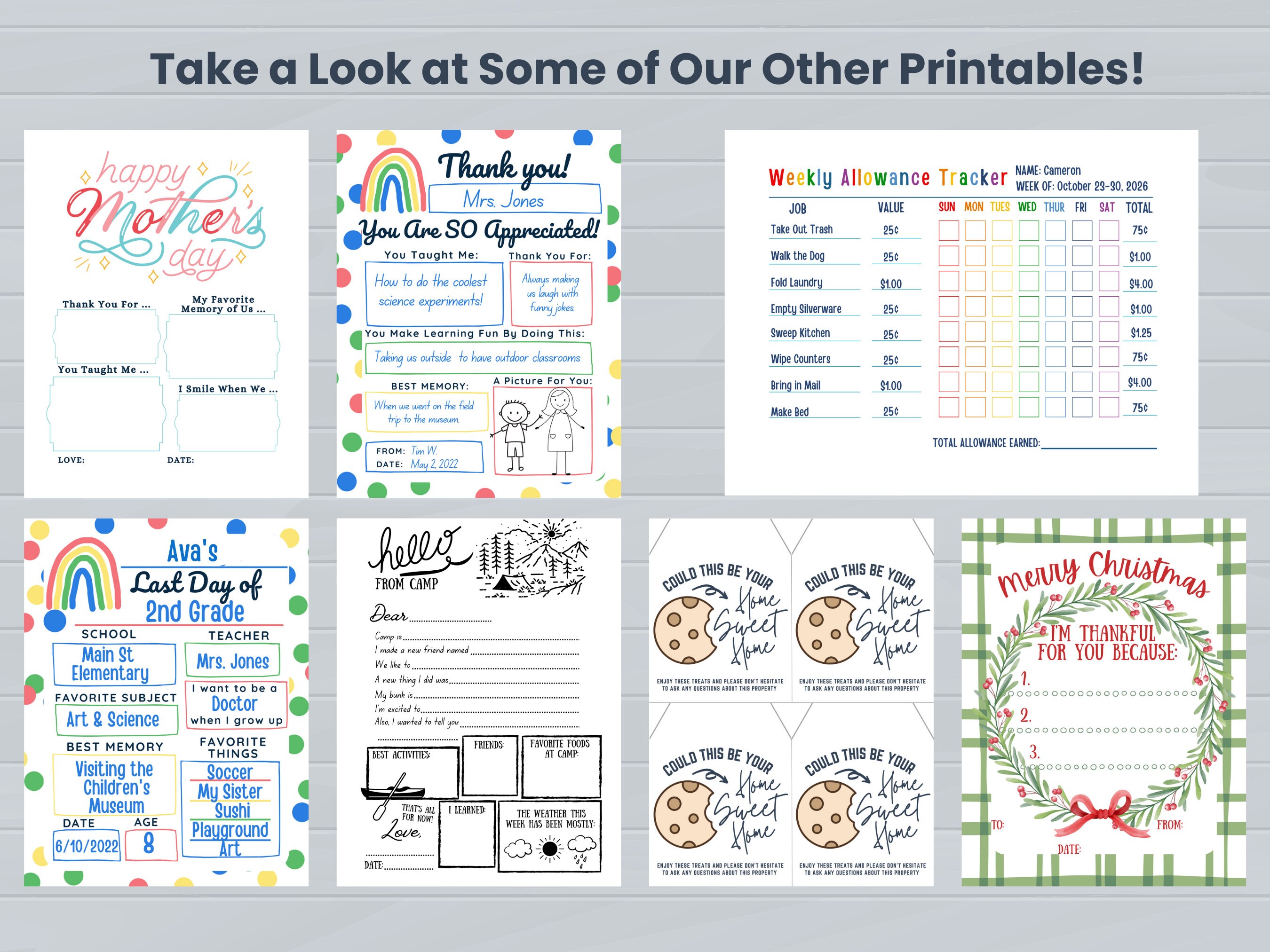 Teacher Appreciation Printable Teacher Appreciation Gift All - Etsy