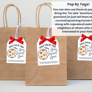 Realtor Open House Cookie Tags: Home Sweet Home Gift (digital Download ...