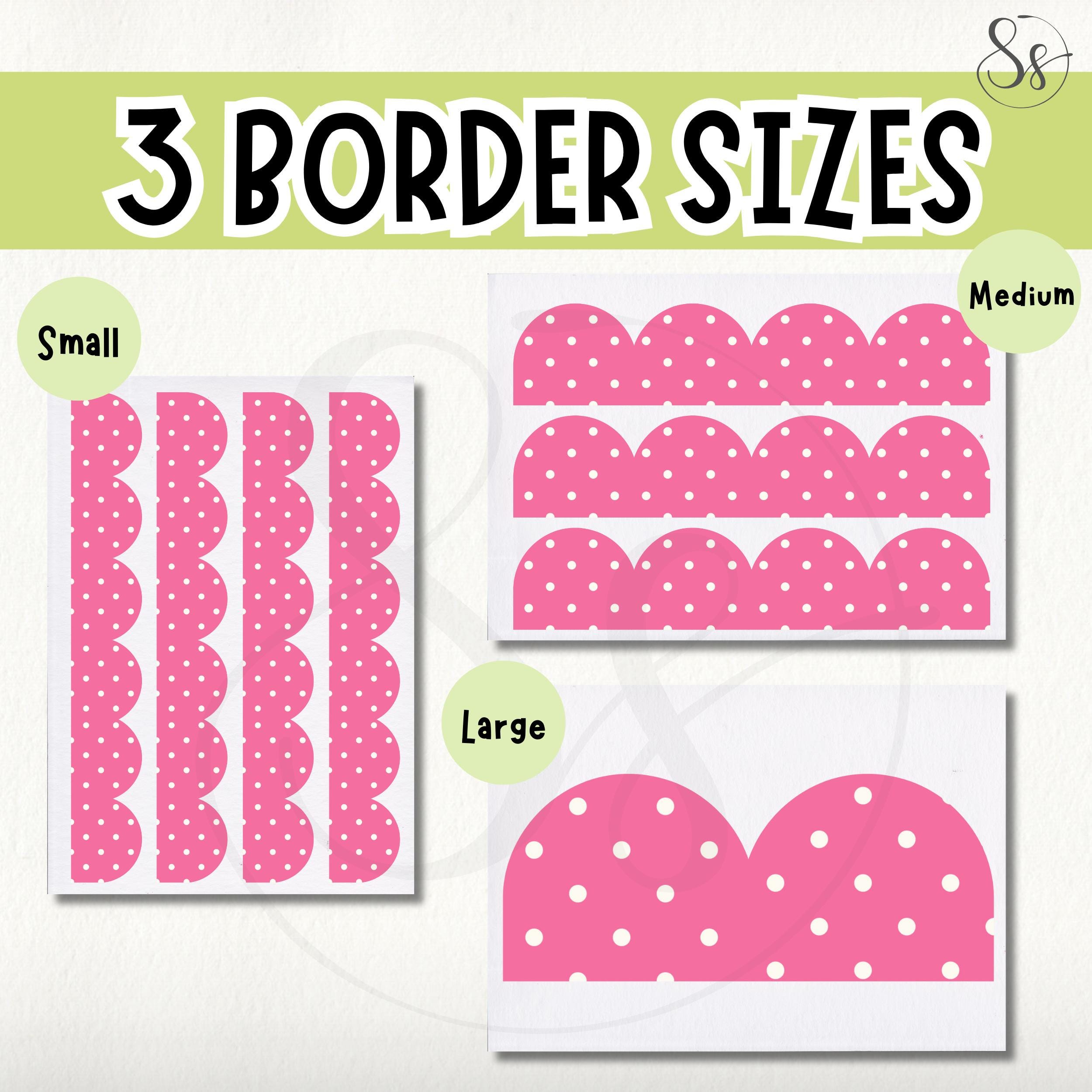 Vintage Patchwork Plaid Bulletin Board Borders, Digital Product ...