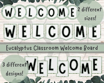 Cute Pastel and Dots Classroom Welcome Board, Printable Downloads ...