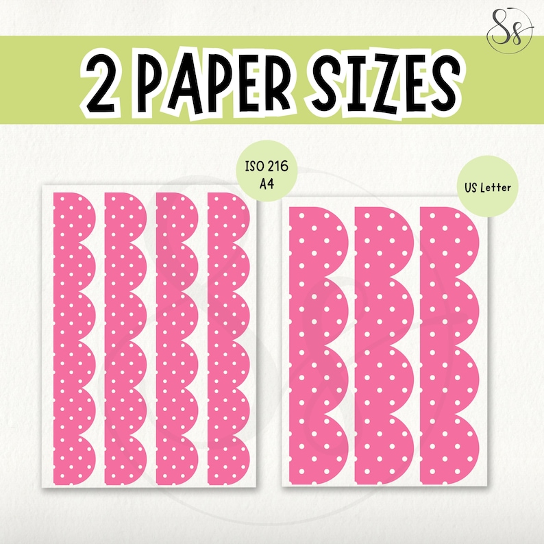 Vintage Patchwork Plaid Bulletin Board Borders, Digital Product ...