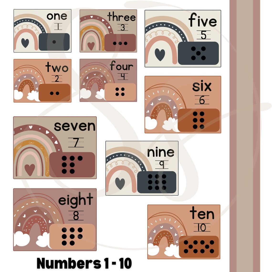 Boho Digital Classroom Posters, Printable Downloads, Alphabet, Days of ...