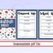 Red and Blue Flowers Substitute Teacher Binder, Printable Downloads ...