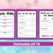 Abstract Neon Substitute Teacher Binder, Printable Downloads, Simple ...