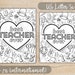 Printable Teacher Appreciation Coloring Page, Best Teacher Ever ...