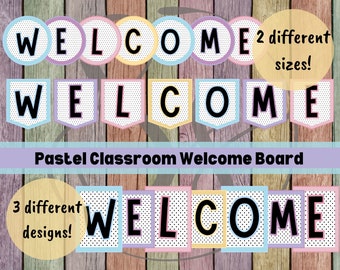 Eucalyptus and Dots Classroom Welcome Board, Printable Downloads ...