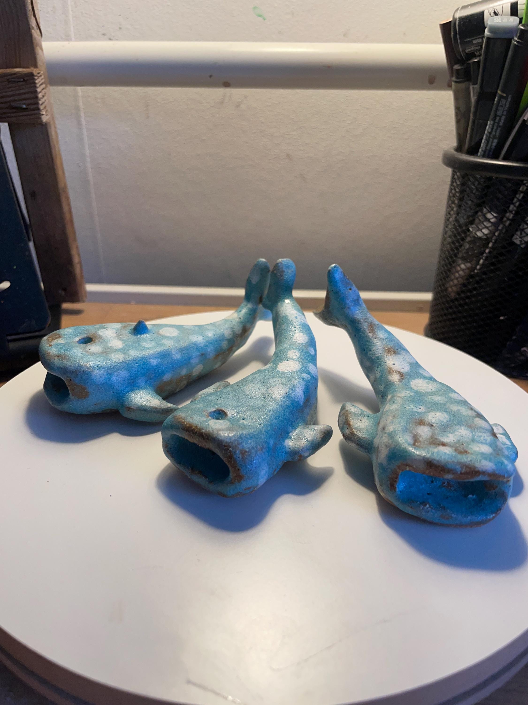 Hand Made Whale Shark Paper Weights/ornaments Sealife Sculptures - Etsy