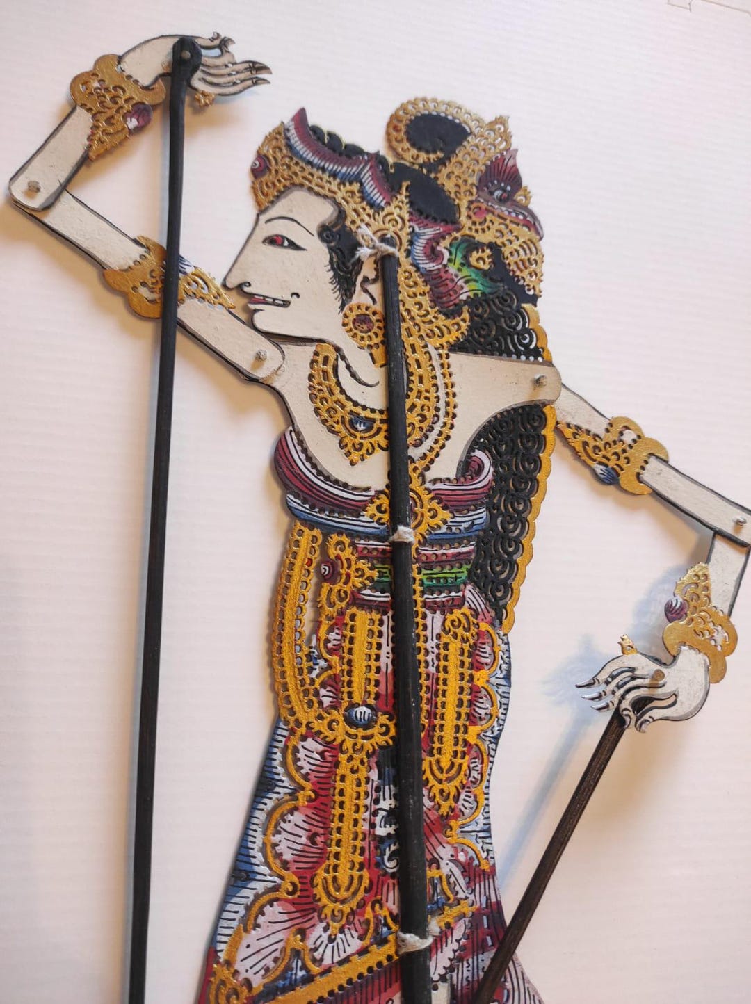 Wayang Kulit - Dewa Sita Balinese Shadow Puppet - Indo-pacific Art - Etsy