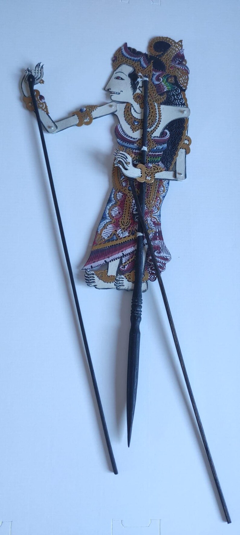 Wayang Kulit - Dewa Sita Balinese Shadow Puppet - Indo-pacific Art - Etsy