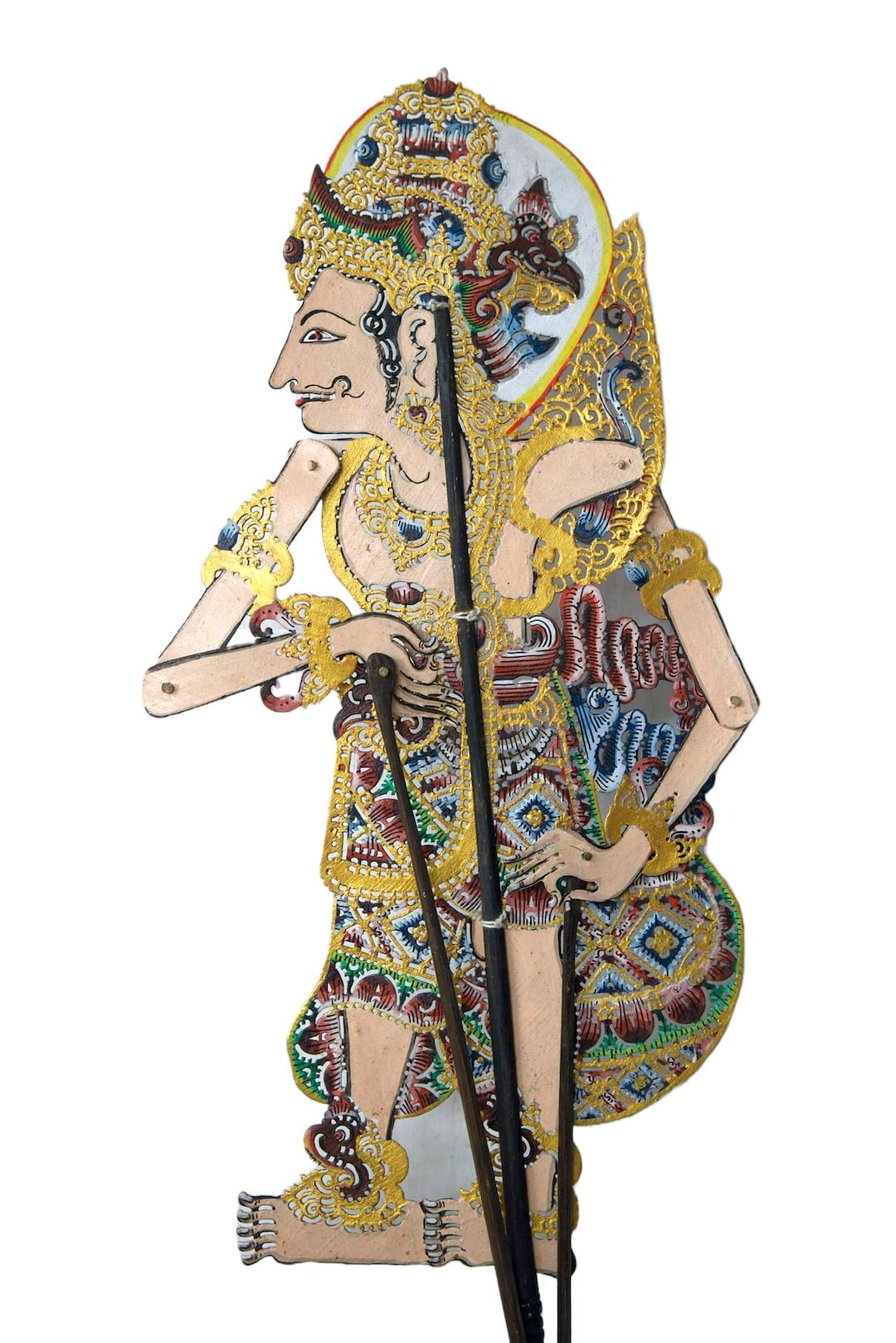 Wayang Kulit - Dewa Indra Balinese Shadow Puppet - Indo-pacific Art - Etsy