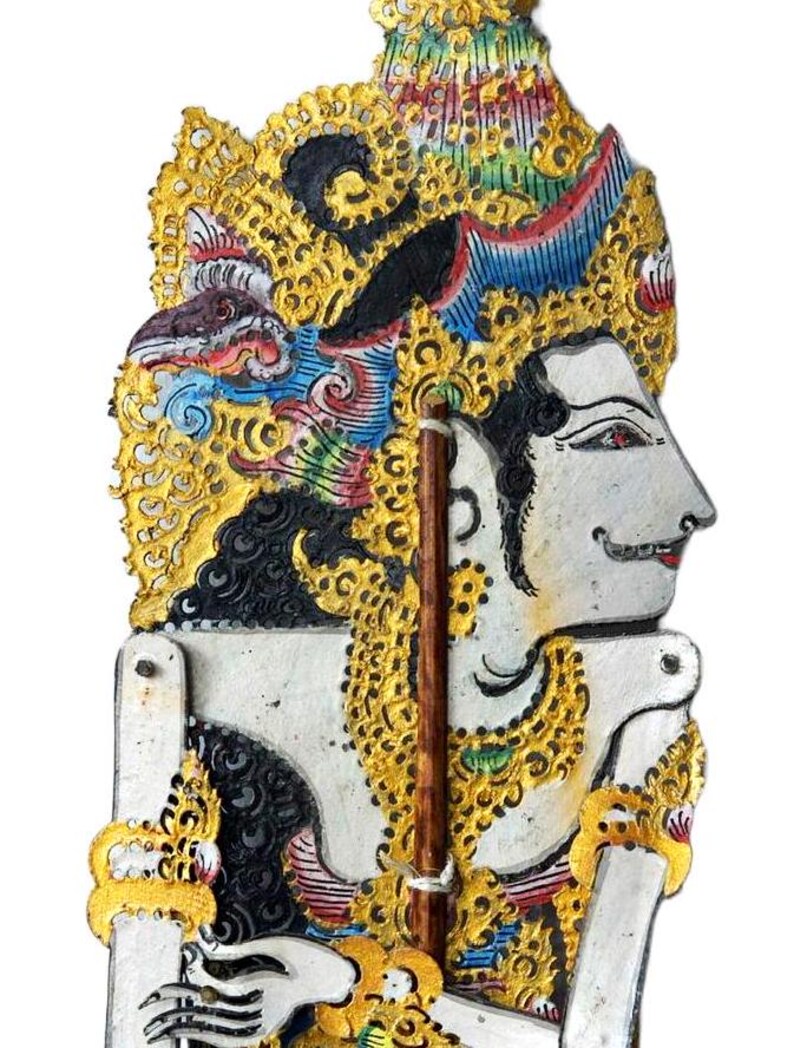 Wayang Kulit ''dewa Parwati'' Balinese Shadow Puppet Displayed in a ...