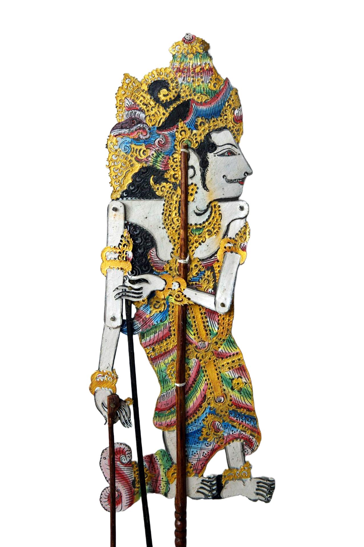 Wayang Kulit ''dewa Parwati'' Balinese Shadow Puppet Displayed in a ...