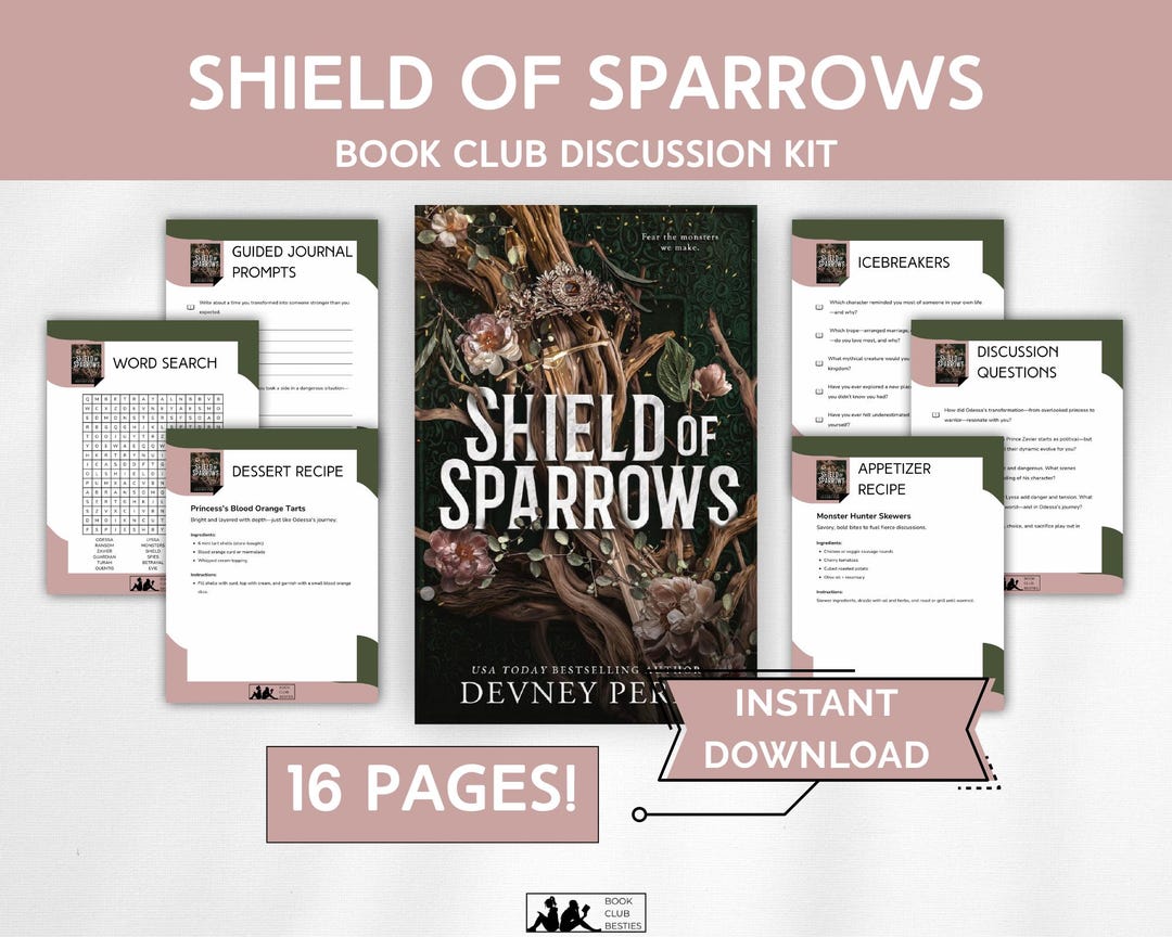 Shield of Sparrows Book Club Kit – Devney Perry PDF Guide, Discussion ...