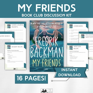My Friends Book Club Kit – Fredrik Backman PDF Guide, Discussion ...