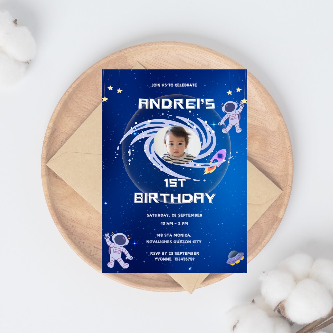 Birthday Invitation Printable Easy Editable Template for Birthday ...