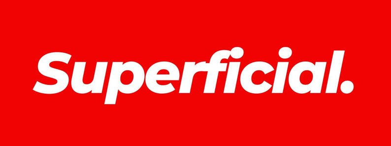 Superficial Brand Parody PNG Download - Etsy