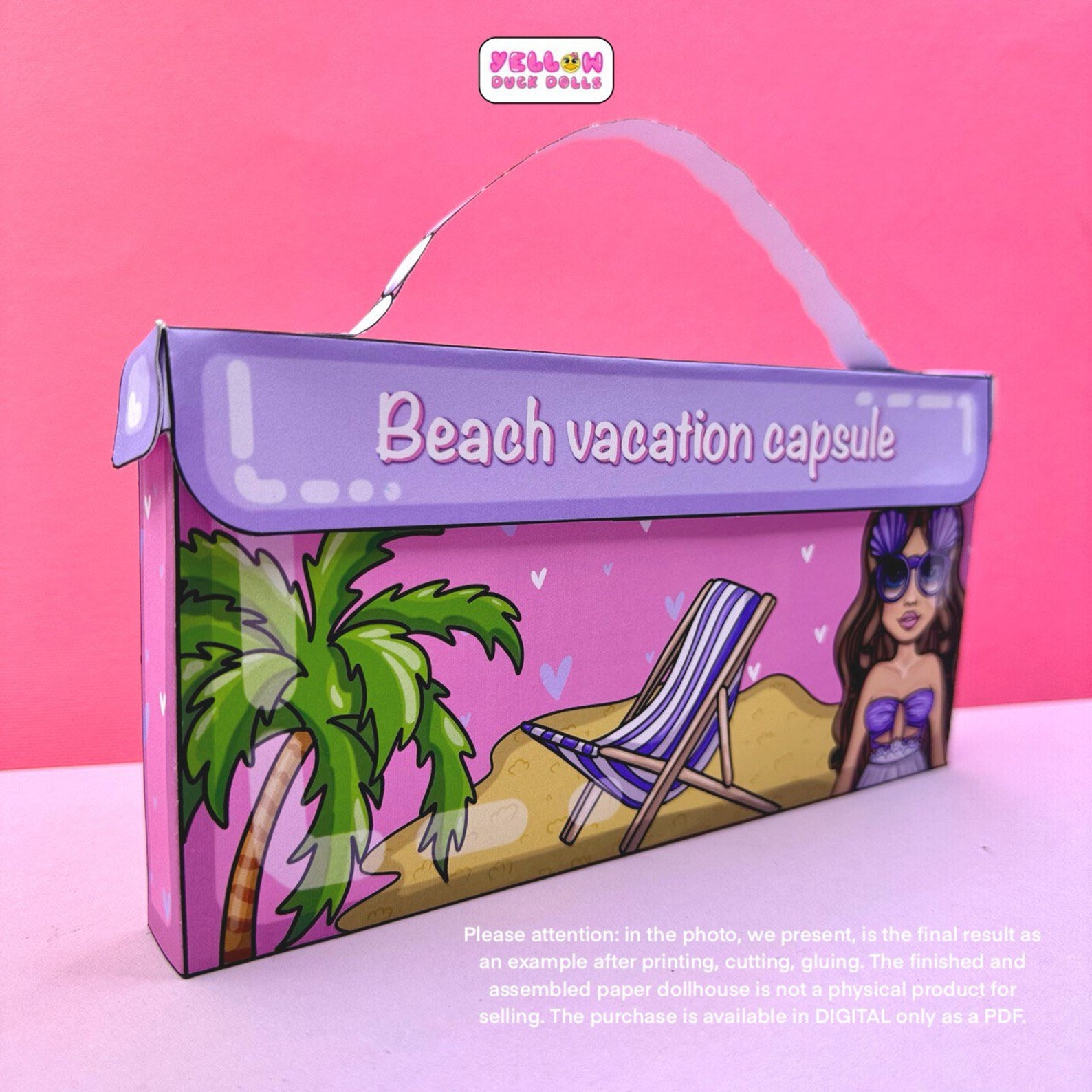 Printable Paper Doll Dress up Kit , Summer Capsule Outfits, Assembling ...