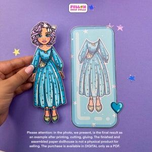 Printable Paper Dolls Dress up Kit, DIY, Activities for Kids, Instant ...