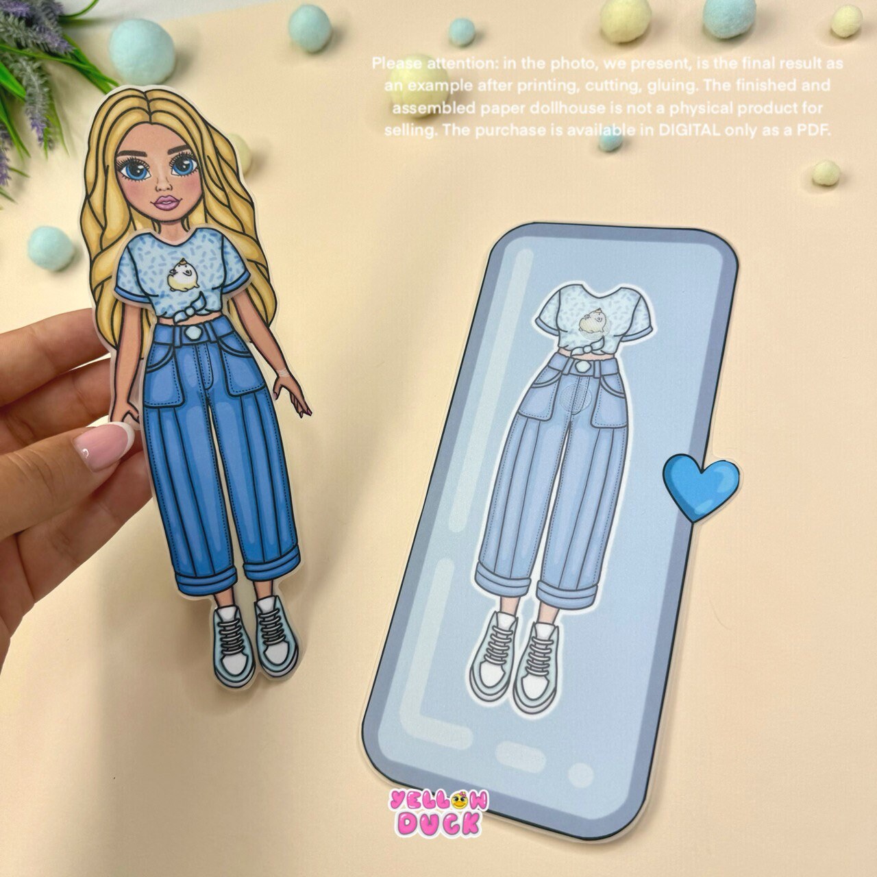 Pattern Paper Doll Clothes DIY Montessori Toy for Kids , Home Craft ...