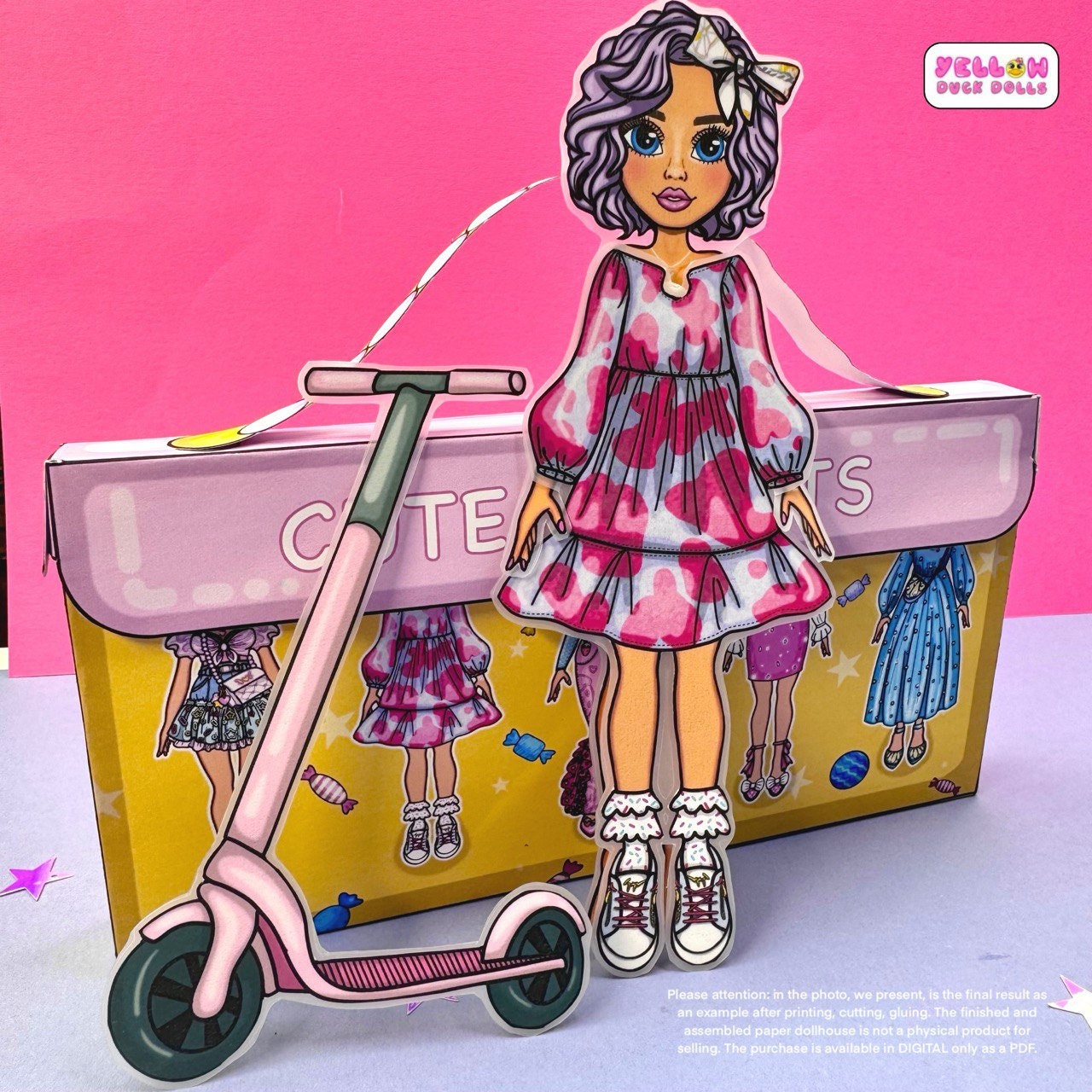 Printable Paper Dolls Dress up Kit, DIY, Activities for Kids, Instant ...