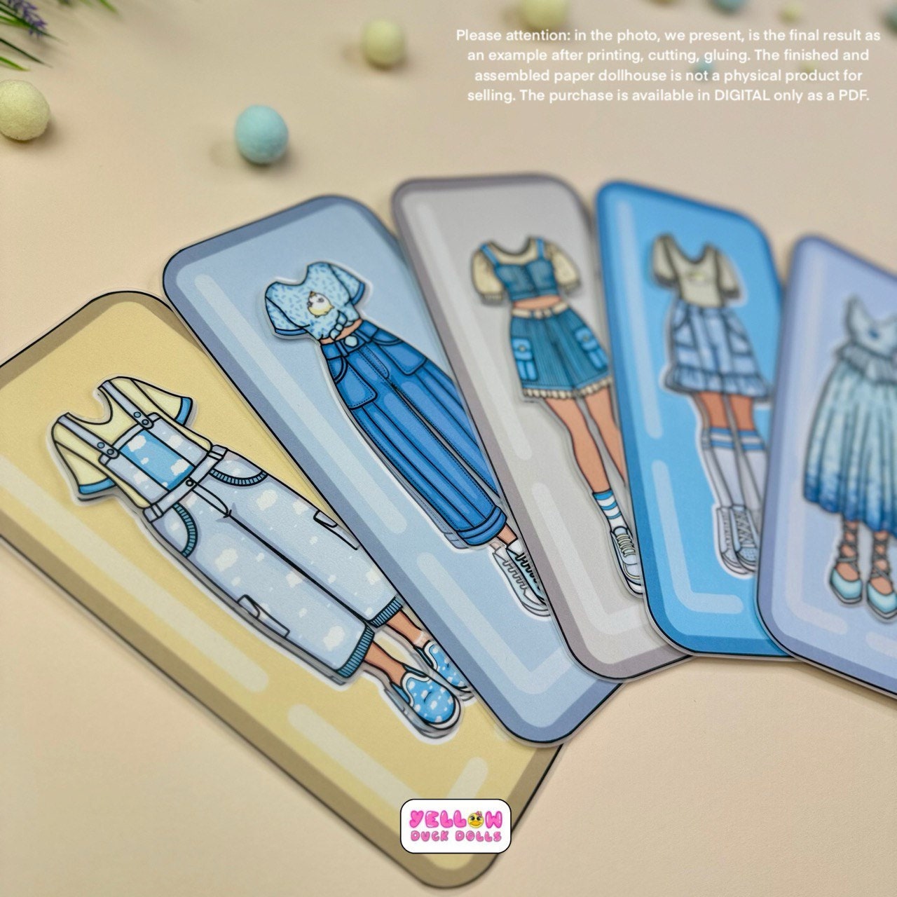 Pattern Paper Doll Clothes DIY Montessori Toy for Kids , Home Craft ...