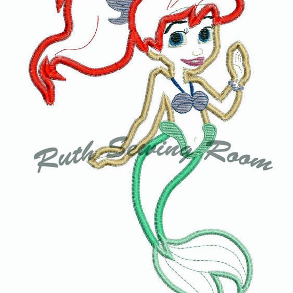 Ariel Embroidery - Etsy