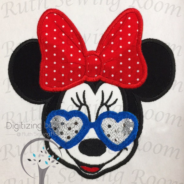 Minnie Mouse Applique Download - Etsy