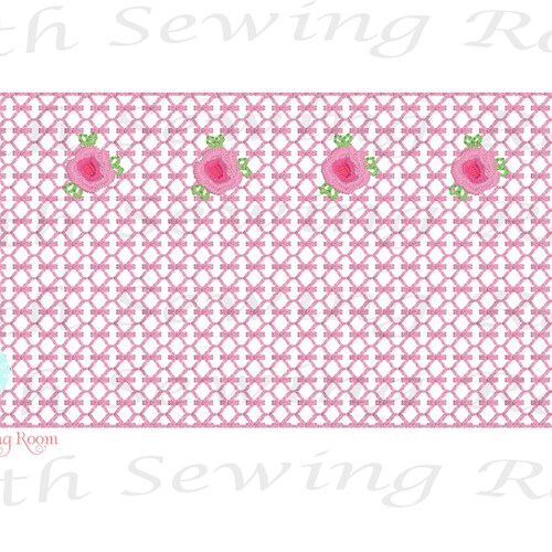 Faux Smocking Flowers Machine Embroidery Design - Etsy