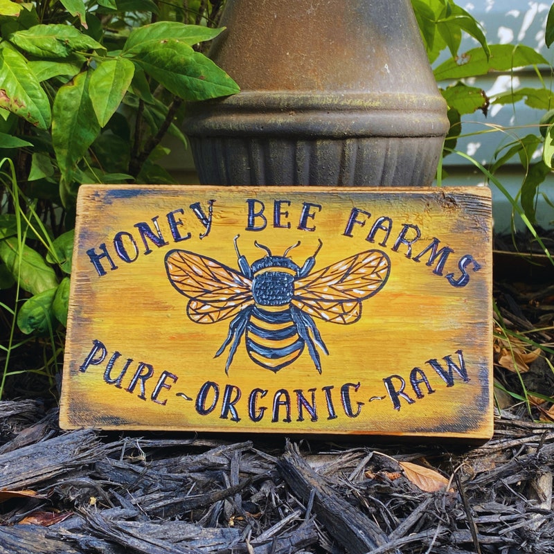 Bee Porch Sign - Etsy