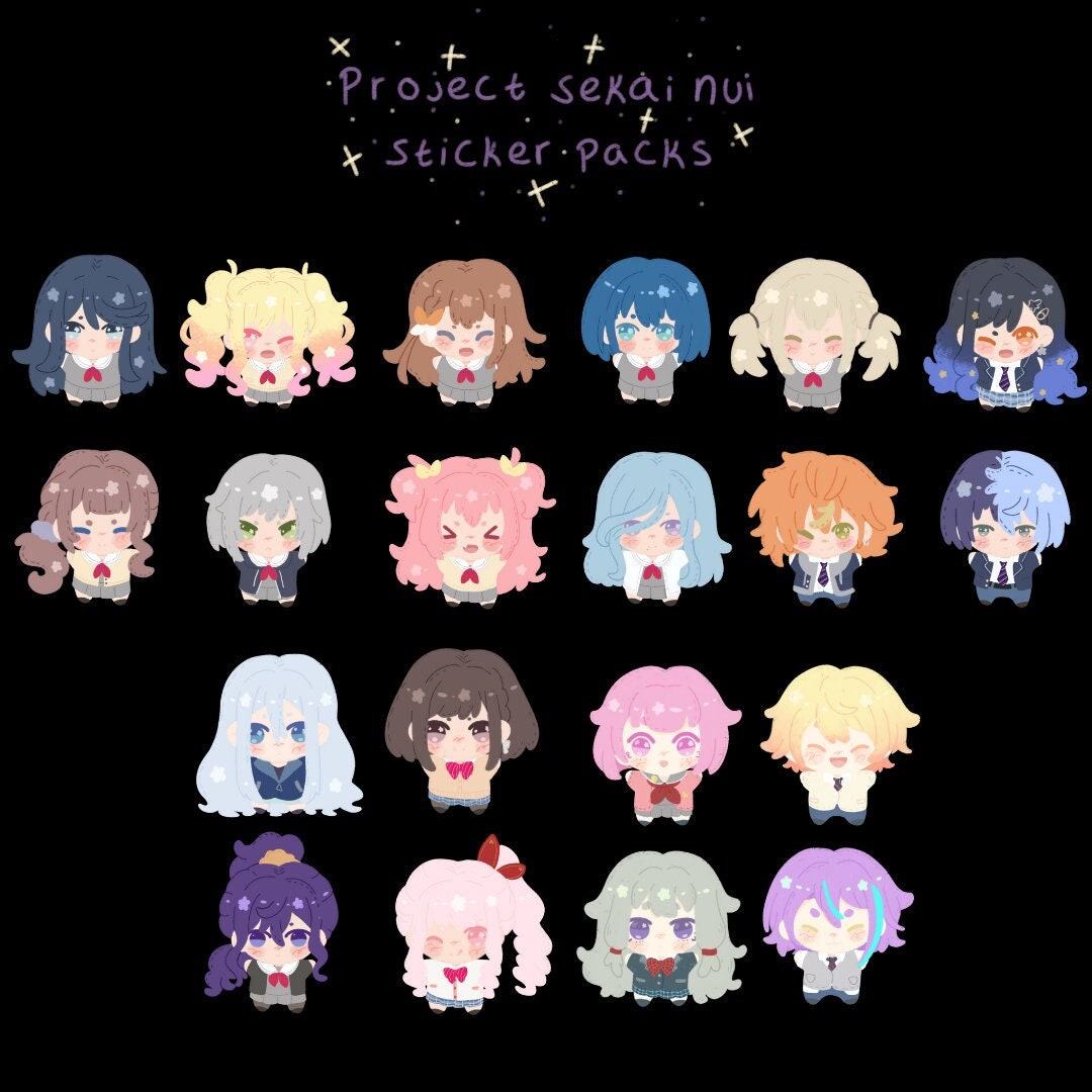 Project Sekai Nui Sticker Packs - Etsy