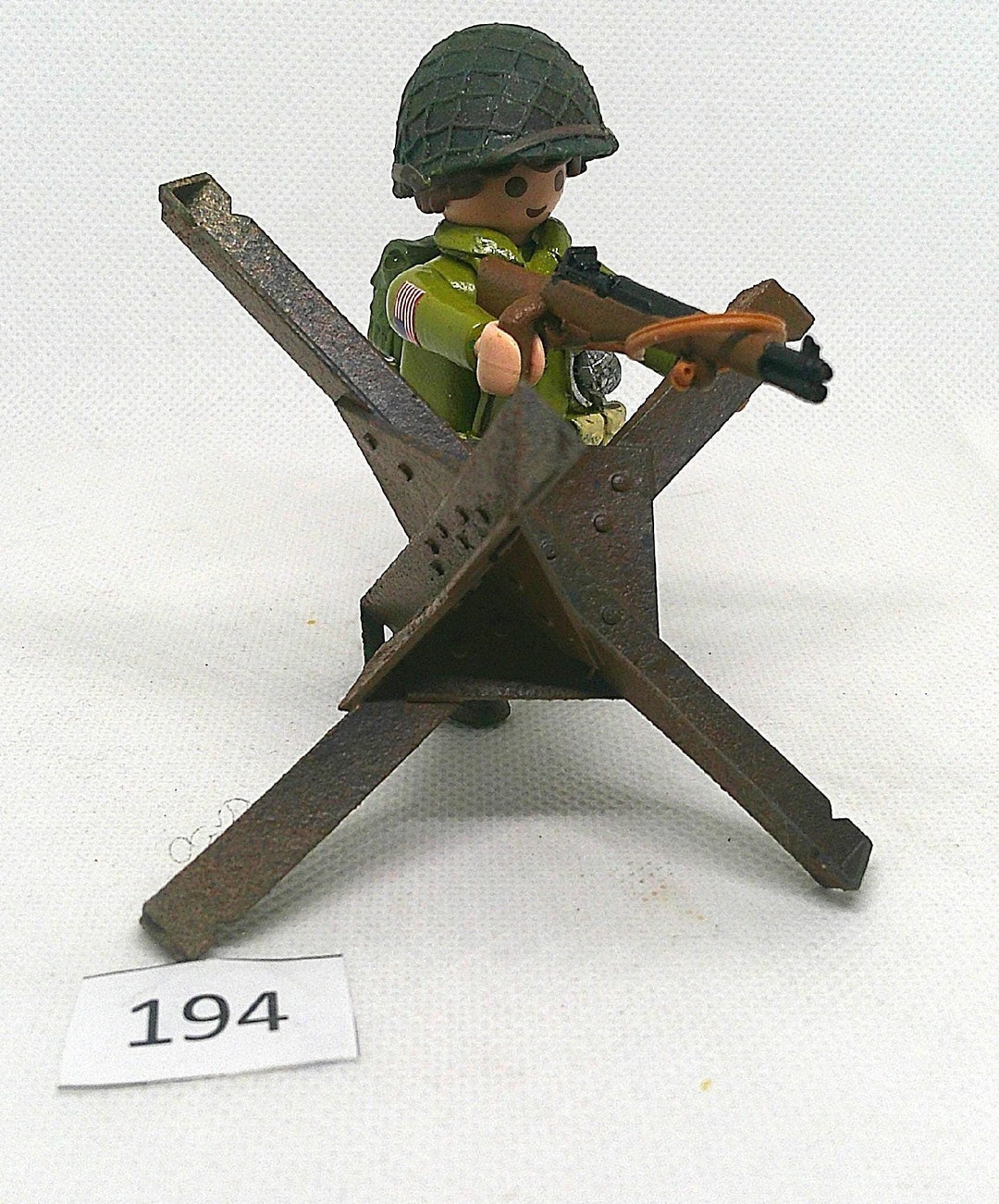 Custom Playmobil WW2 American N 194 Czech Hedgehog D DAY - Etsy