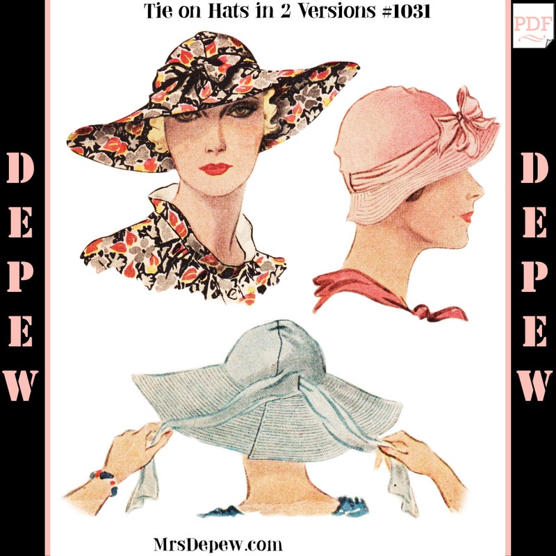 Vintage Hat Pattern - Etsy