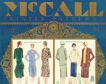 Vintage Sewing Pattern Catalog Mccall Fashion Book Mid-summer 1933 PDF ...