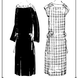 Multisize Vintage Sewing Pattern Ladies' 1920s Dress or Wedding Gown ...