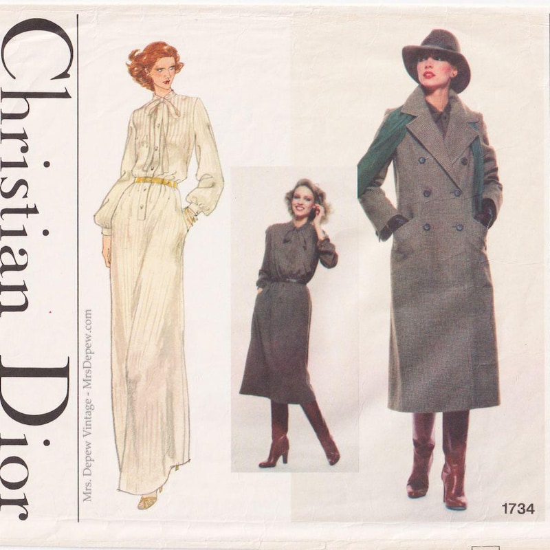 Vogue Christian Dior Patterns - Etsy