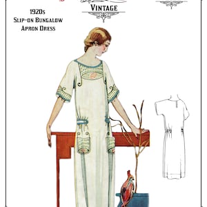 Multisize Vintage Sewing Pattern Ladies' 1920s Dress or Wedding Gown ...