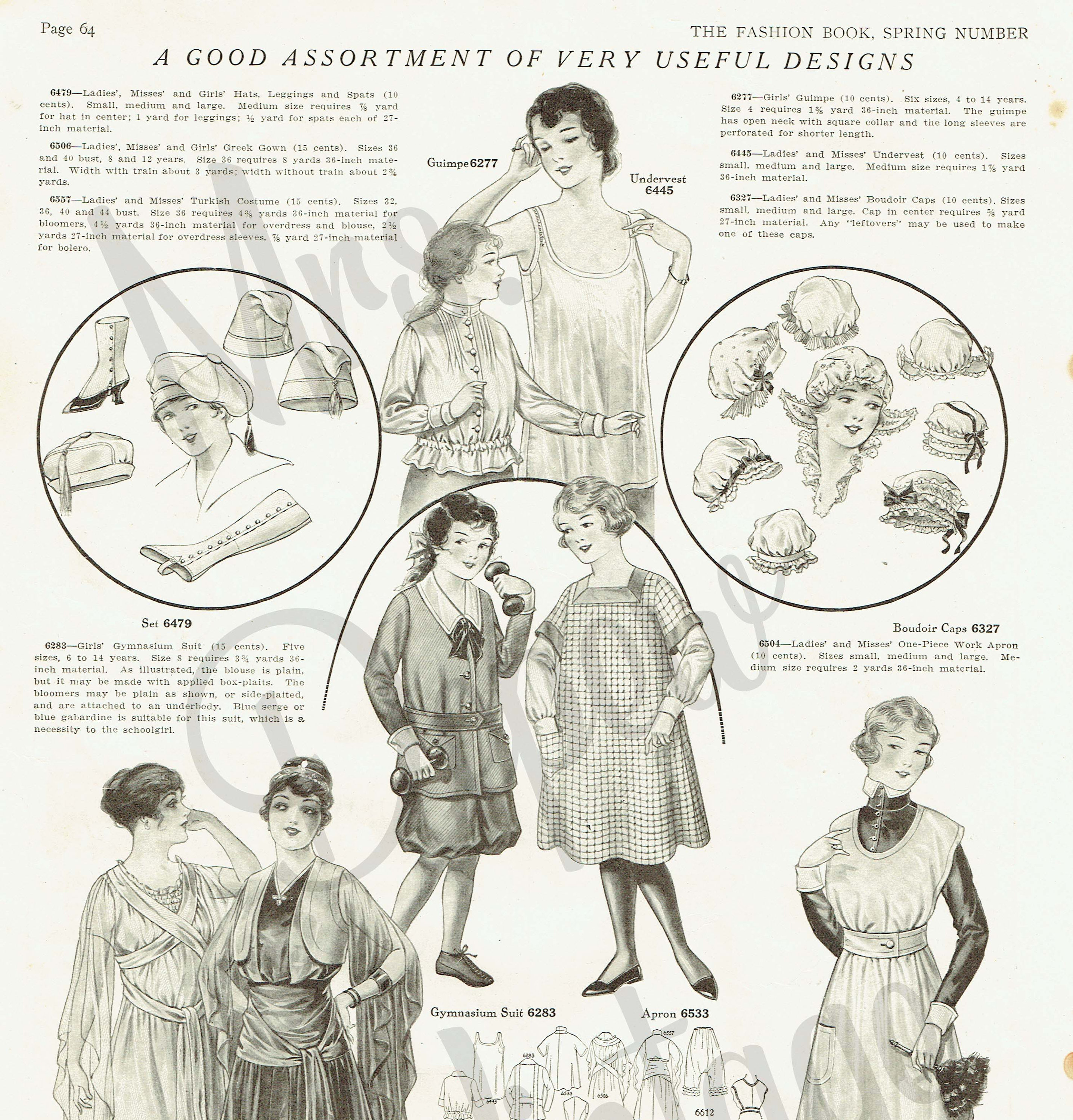 Vintage Large Pattern Catalog Pictorial Review Fashion Book | Etsy