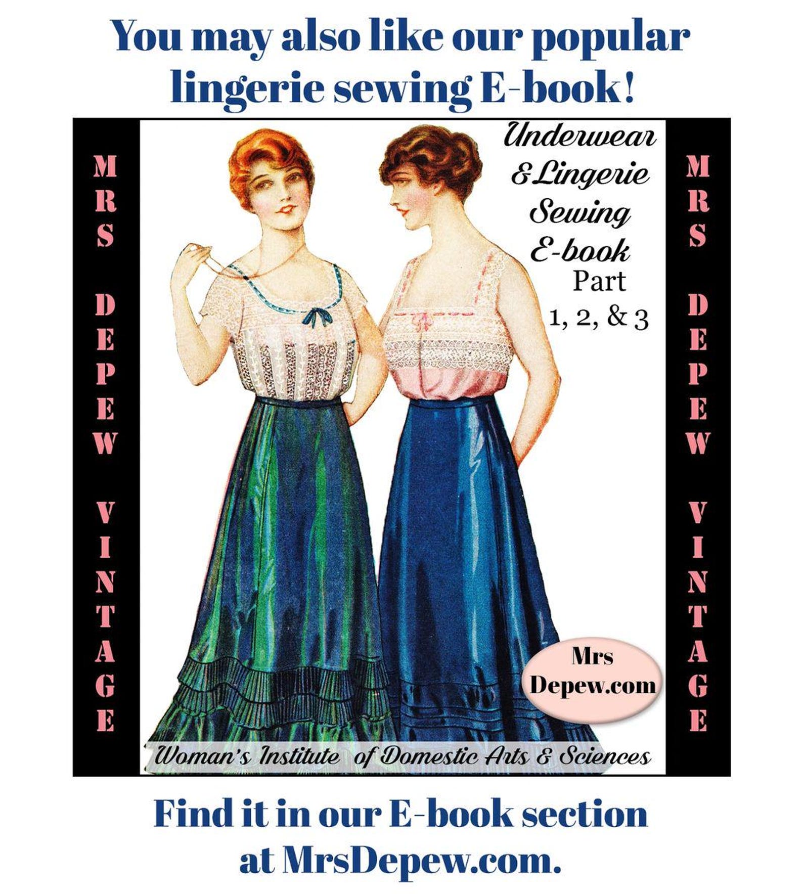 Vintage Sewing Pattern Ladies 1930s - 1940s Foundation Corset Bodice ...