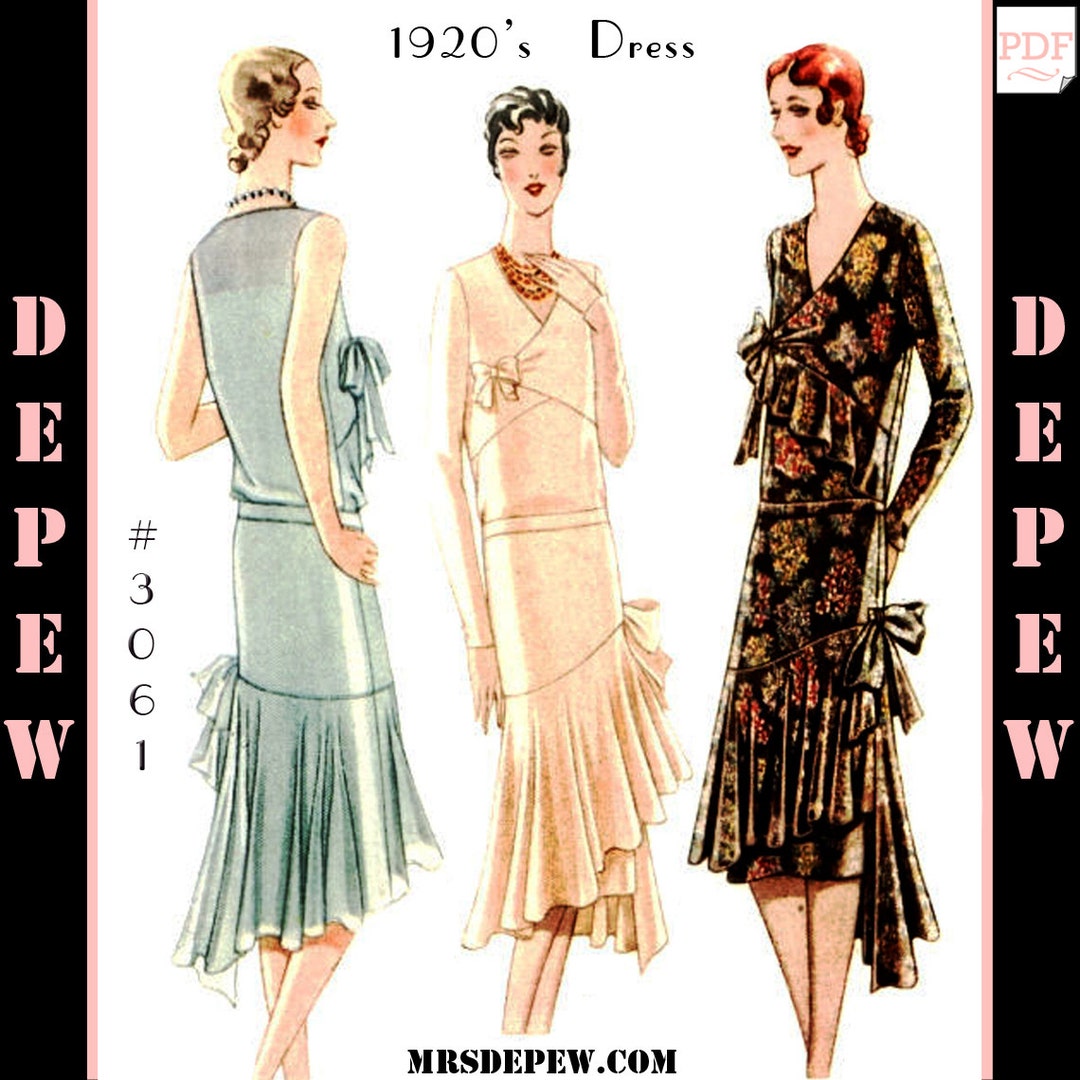 Vintage Sewing Pattern Reproduction Ladies' 1920s Maggy Rouff Couture ...