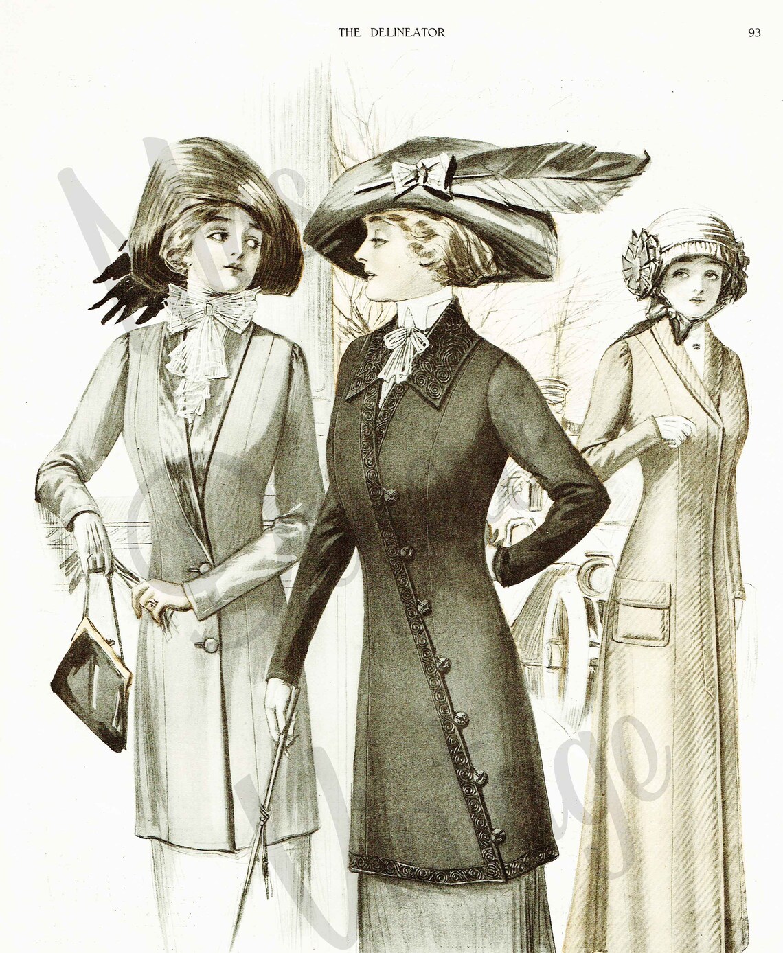 Vintage Sewing Pattern Advertisement Collection Delineator - Etsy