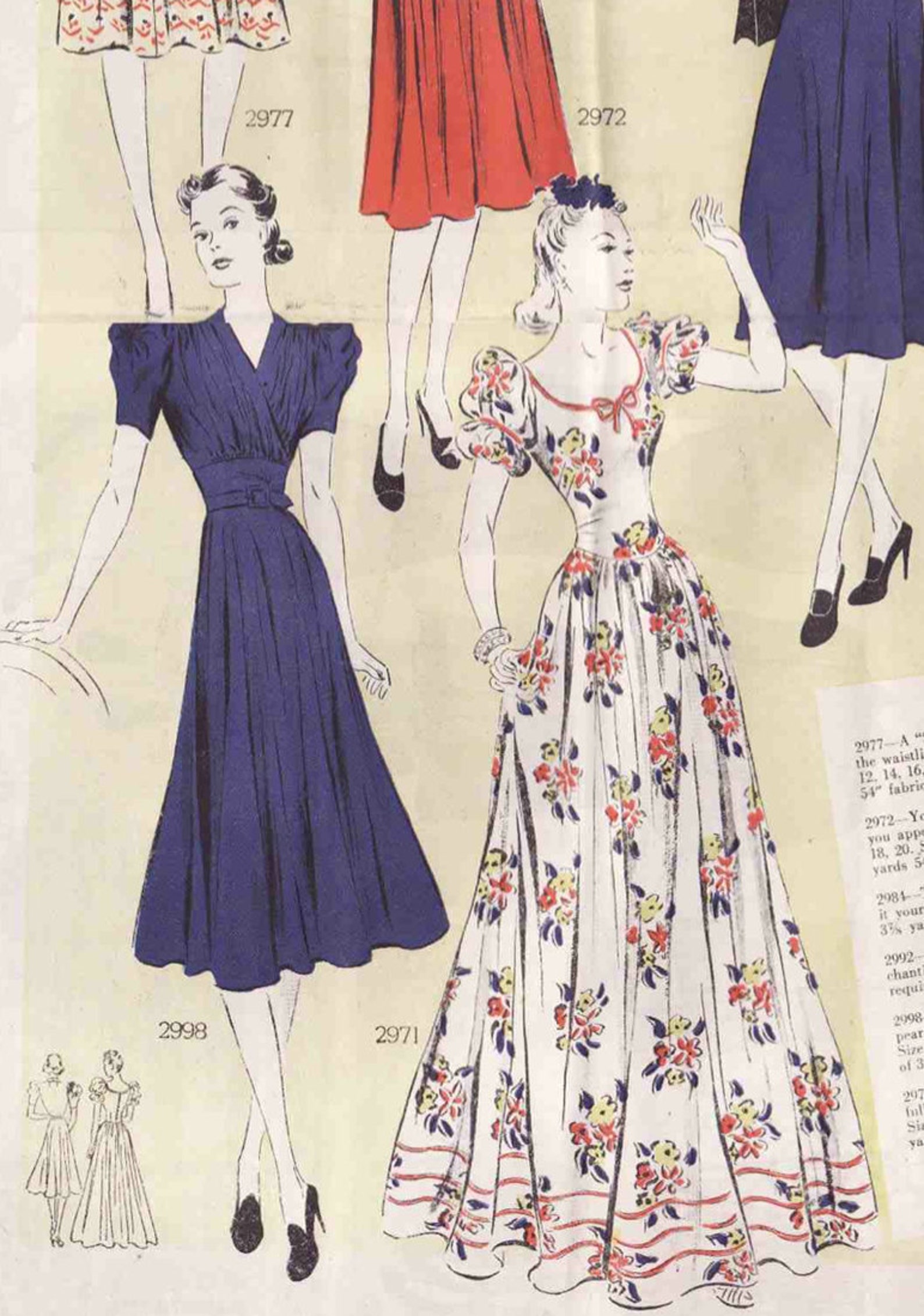 3 Vintage Sewing Pattern Catalogs Simplicity Prevue PDF From | Etsy