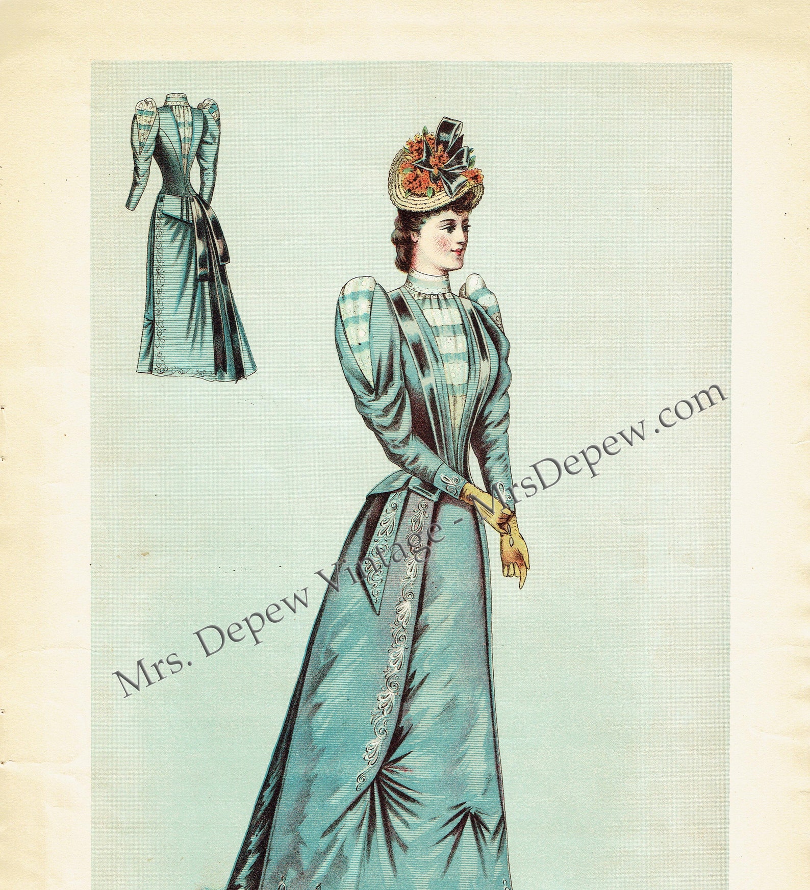 1800s Le Bon Ton Ladies' Sewing Pattern Catalog and Fashion Magazine ...