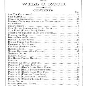 Antique 1800s Rood Dress Makers' Magic Scale Tailor System Sewing ...