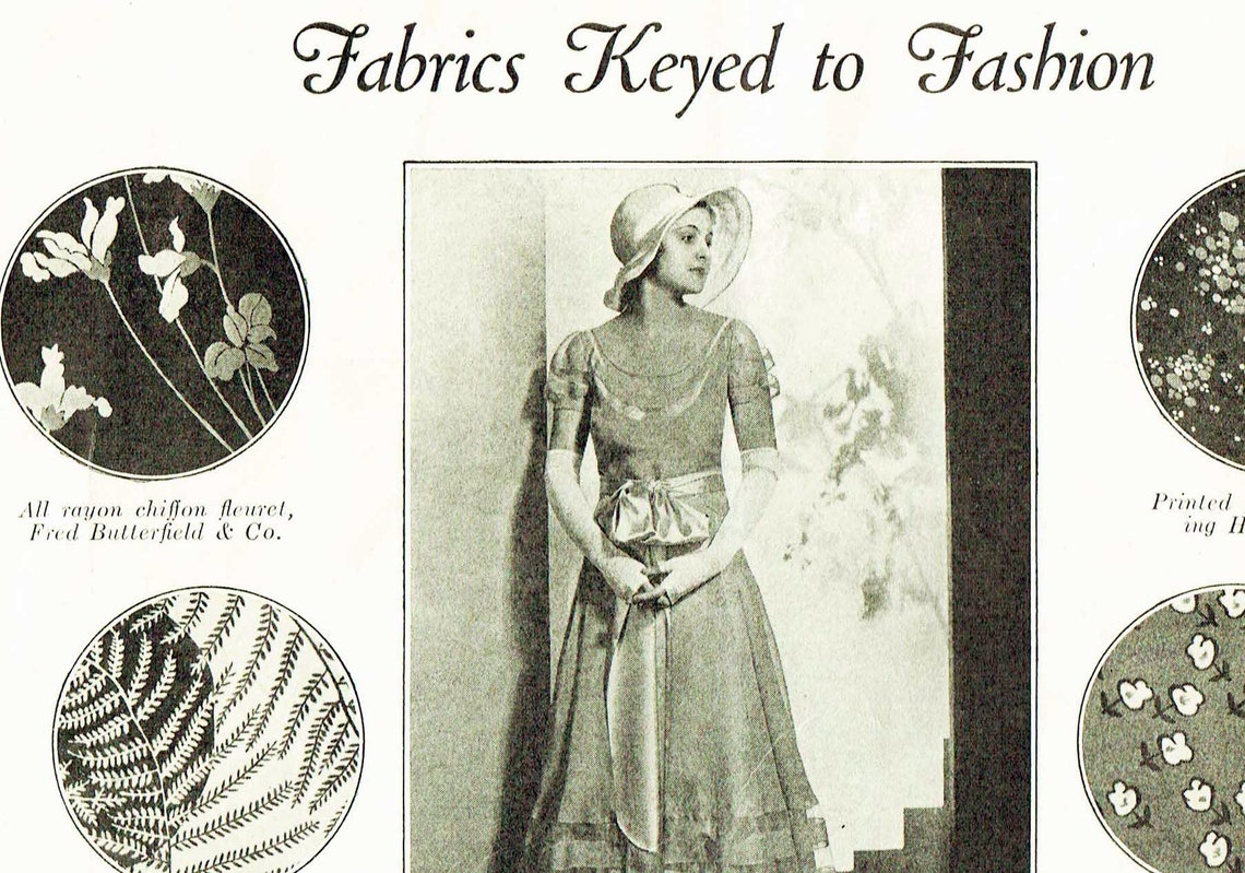 1930s Vintage Sewing Magazine March 1931 Fashion Service Dressmaking ...