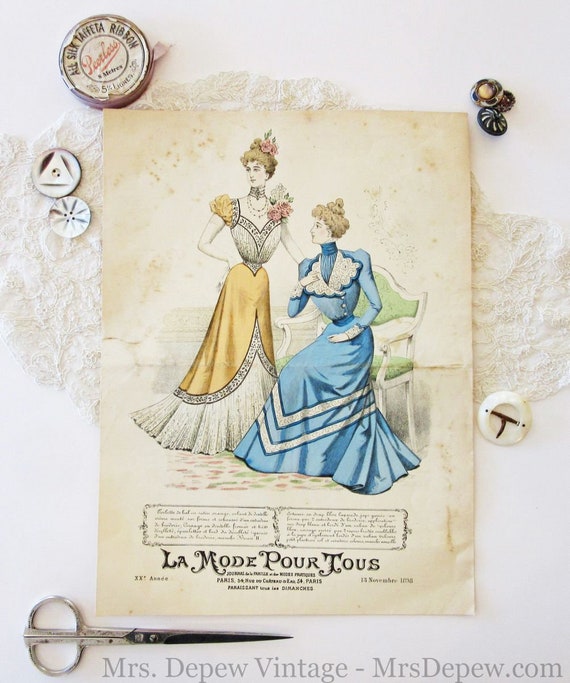 Moda Francesa De 1890