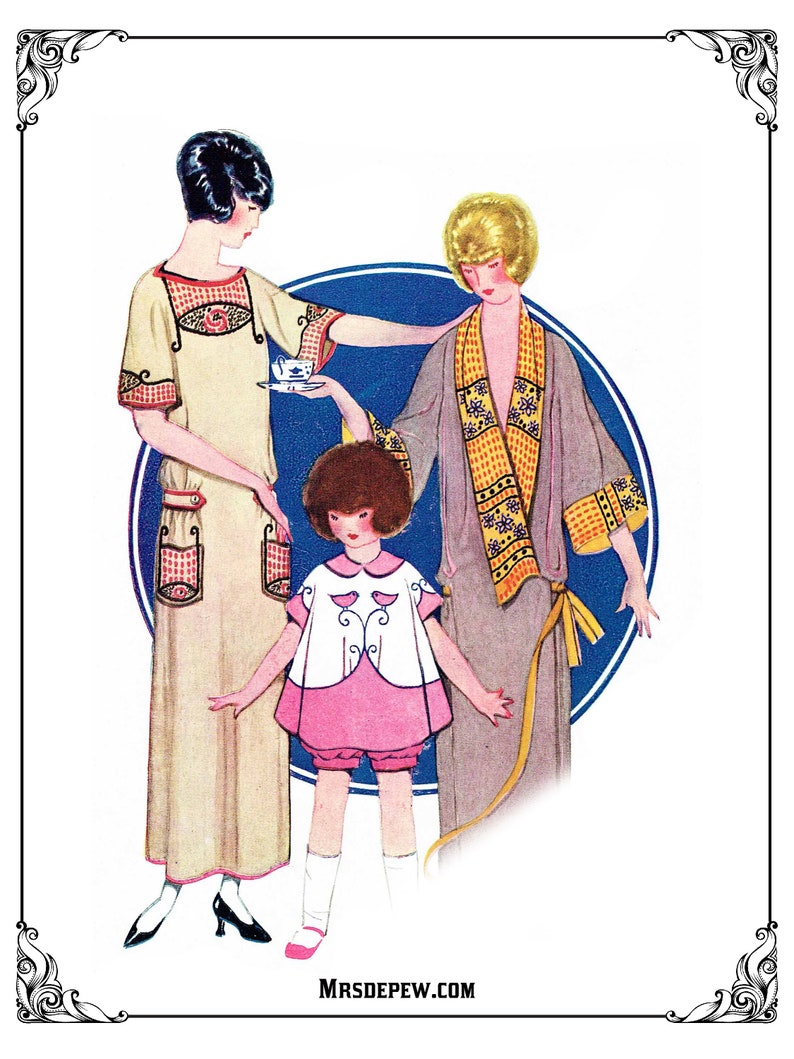Multisize Vintage Sewing Pattern Ladies' 1920s Dress or - Etsy